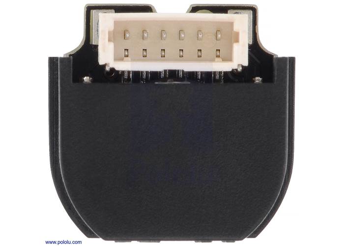 50:1 Micro Metal Gearmotor LP 6V with 12 CPR Encoder, Back Connector