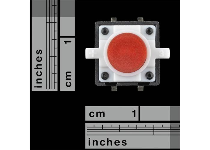 LED Tactile Button - Red - Robot Gear Australia
