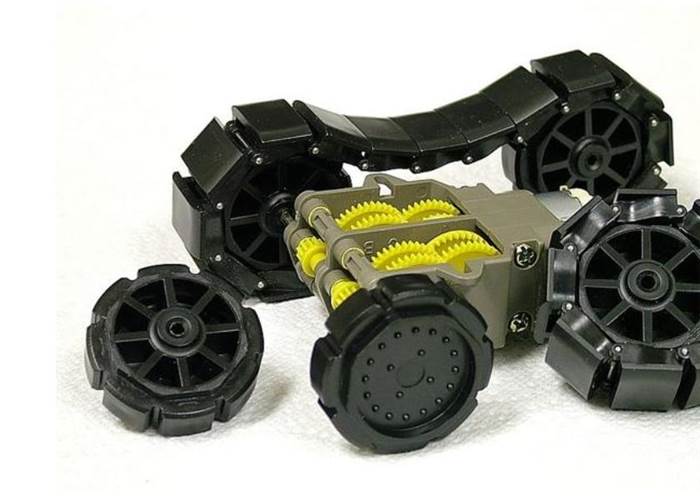 Miniature Tank Track Sprocket Set 8T HEX - Robot Gear Australia