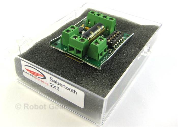 Sabertooth 2X5 Dual Motor Driver - Robot Gear Australia