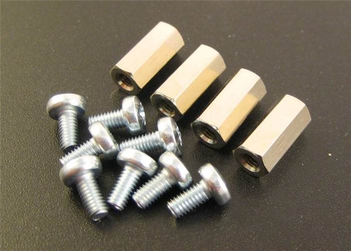 Standoff F-F 4-Pack, 12mm Nickel Plated Brass