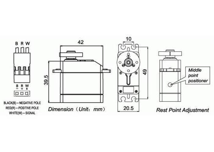 SpringRC SM-S4303R Continuous Rotation Servo