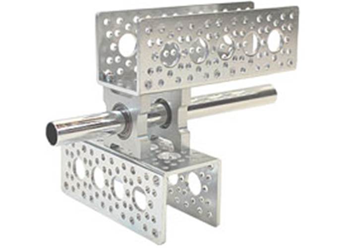 Bearing Mount - Quad Block (3/8" Bore) - Robot Gear Australia