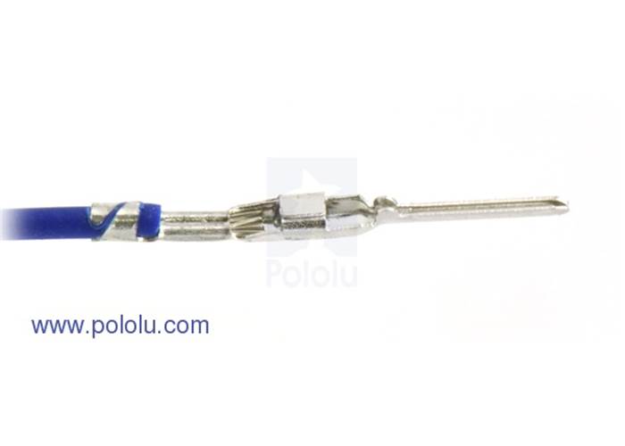 Male Crimp Pins for 0.1 Housings 100-Pack - Robot Gear Australia