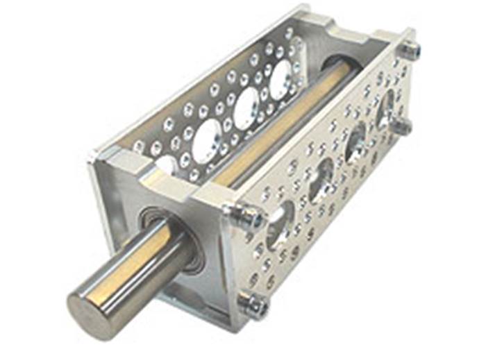 Bearing Mount - Quad Block (1/2" Bore) - Robot Gear Australia