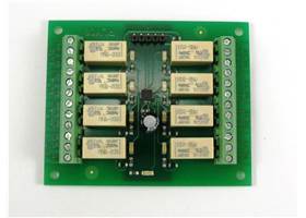 8 Channel Relay Module with Serial & I2C (RLY08)