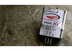 Adjustable 2-14V 1A High Voltage 60V input switching DC regulator