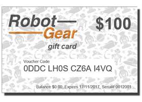 Gift Card $100 - Robot Gear Australia