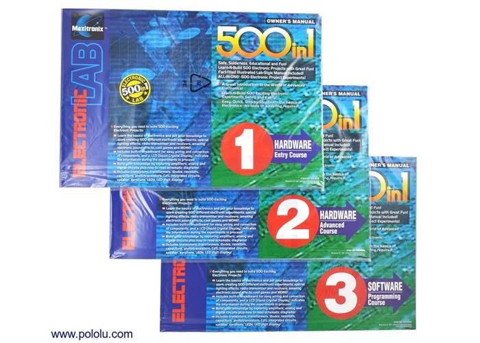Elenco 500-In-One Electronic Project Lab - Robot Gear Australia