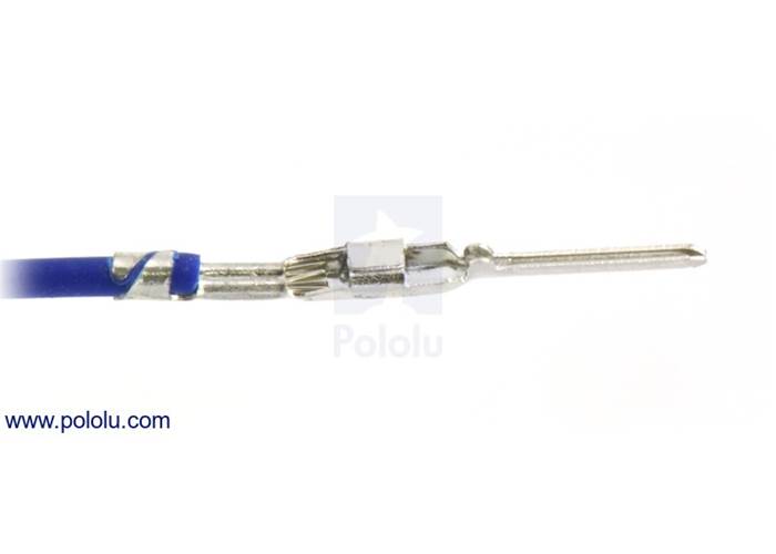 Wires with Pre-crimped Terminals 2-Pack M-M 60" Yellow