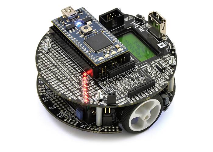 Pololu m3pi Robot with mbed Socket - Robot Gear Australia