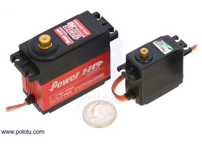 Power HD Ultra-High-Torque, High-Voltage Digital Giant Servo HD-1235MG