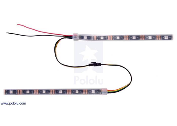 Addressable RGB 120-LED Strip, 5V, 2m (APA102C)