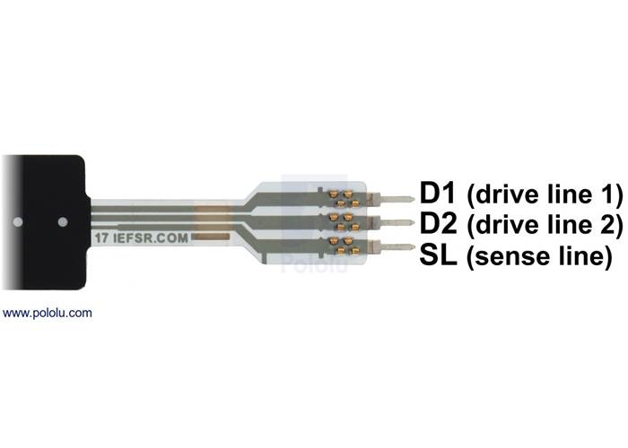Force Sensing Linear Potentiometer 4 0″×0 4″ Strip Customizable Length