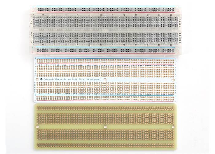 Adafruit Perma-Proto Full-Sized Breadboard PCB (3-Pack)