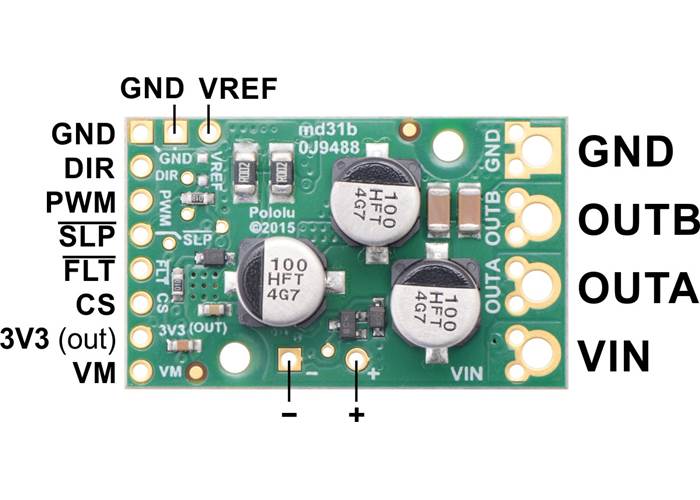 Pololu G2 High-Power Motor Driver 24v21 - Robot Gear Australia