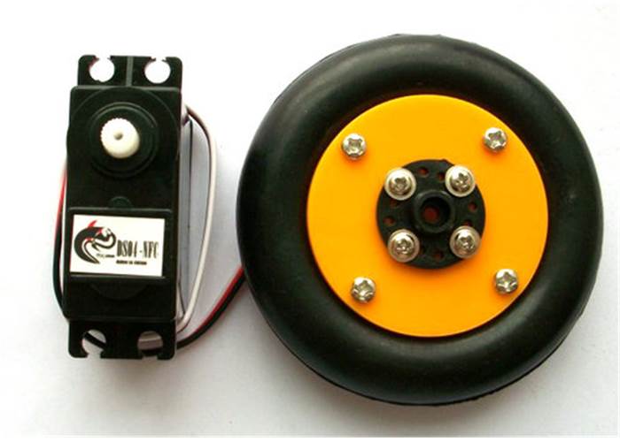 Heavy Duty Servo Wheel - Pair - Robot Gear Australia