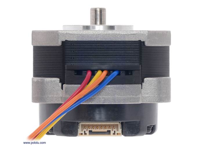 Sanyo Pancake Stepper Motor with Encoder: Bipolar, 200 Steps/Rev, 42×31 ...