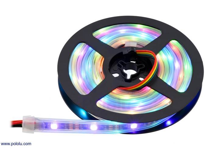 Addressable RGB 60-LED Strip, 5V, 2m (SK9822)
