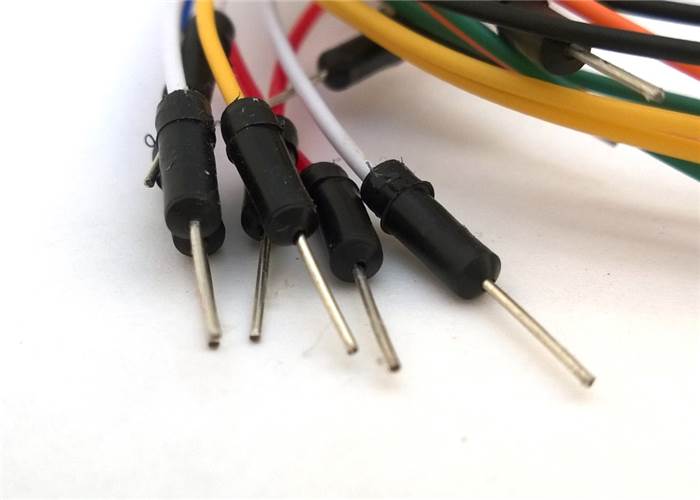 Breadboard jumper wire rainbow assortment 65 pack