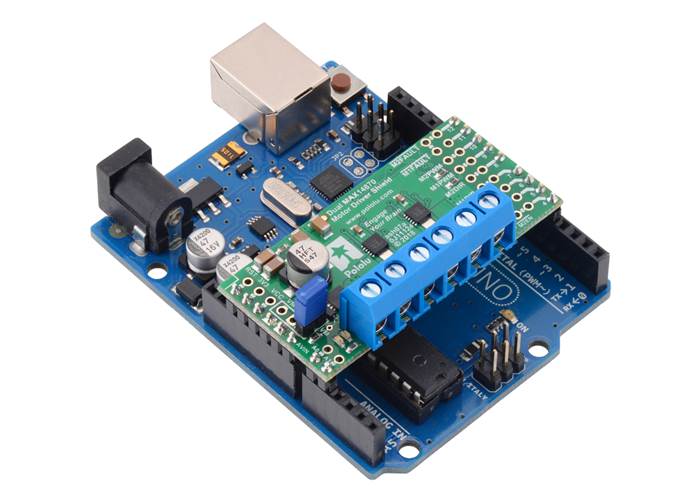 Dual MAX14870 Motor Driver Shield for Arduino