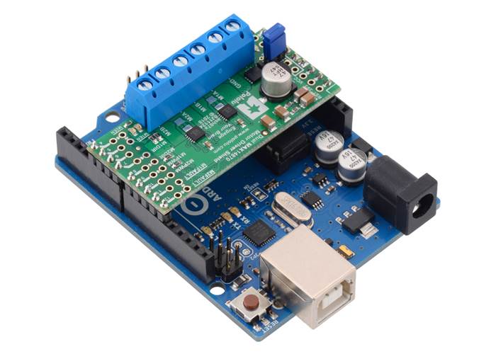 Dual MAX14870 Motor Driver Shield for Arduino