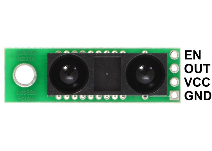 Sharp Analog Distance Sensor 10-150cm GP2Y0A60SZLF, 5V with carrier board