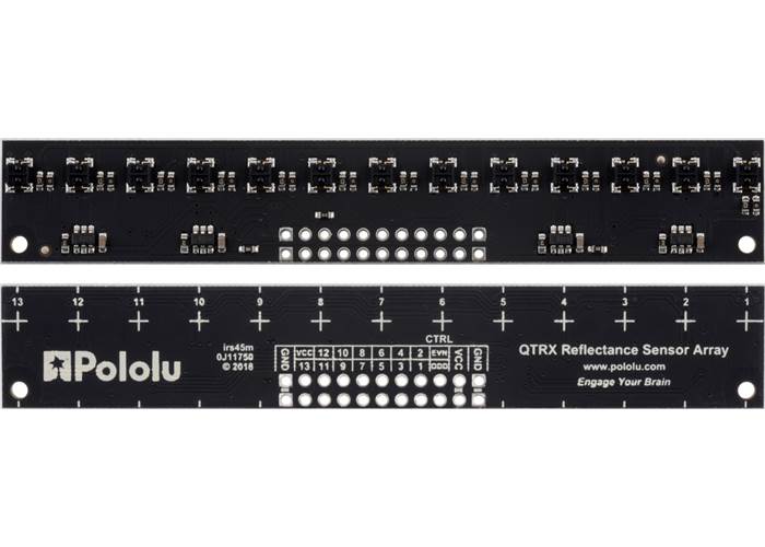QTRX-MD-13A Reflectance Sensor Array: 13-Channel, 8mm Pitch, Analog ...