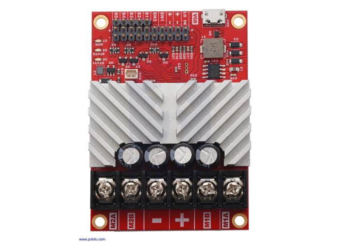 RoboClaw 2x45A Motor Controller (V6B, pin header I/O)