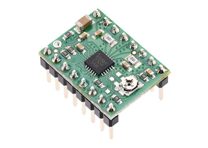 A5984 Stepper Motor Driver Carrier, Adjustable Current (Soldered Header ...
