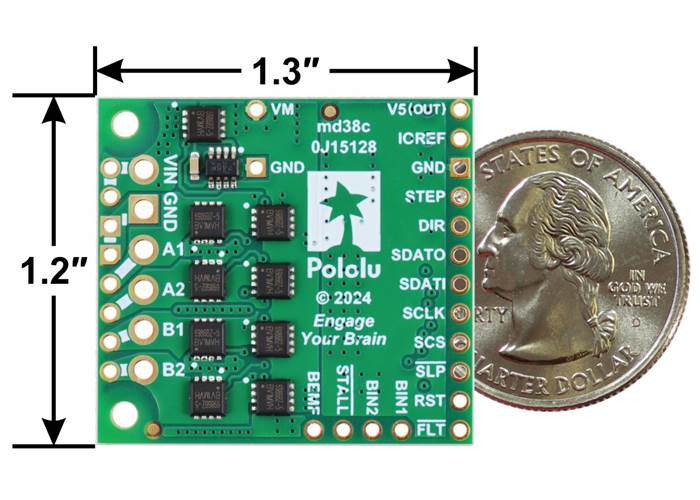 Pololu High-Power Stepper Motor Driver 36v8